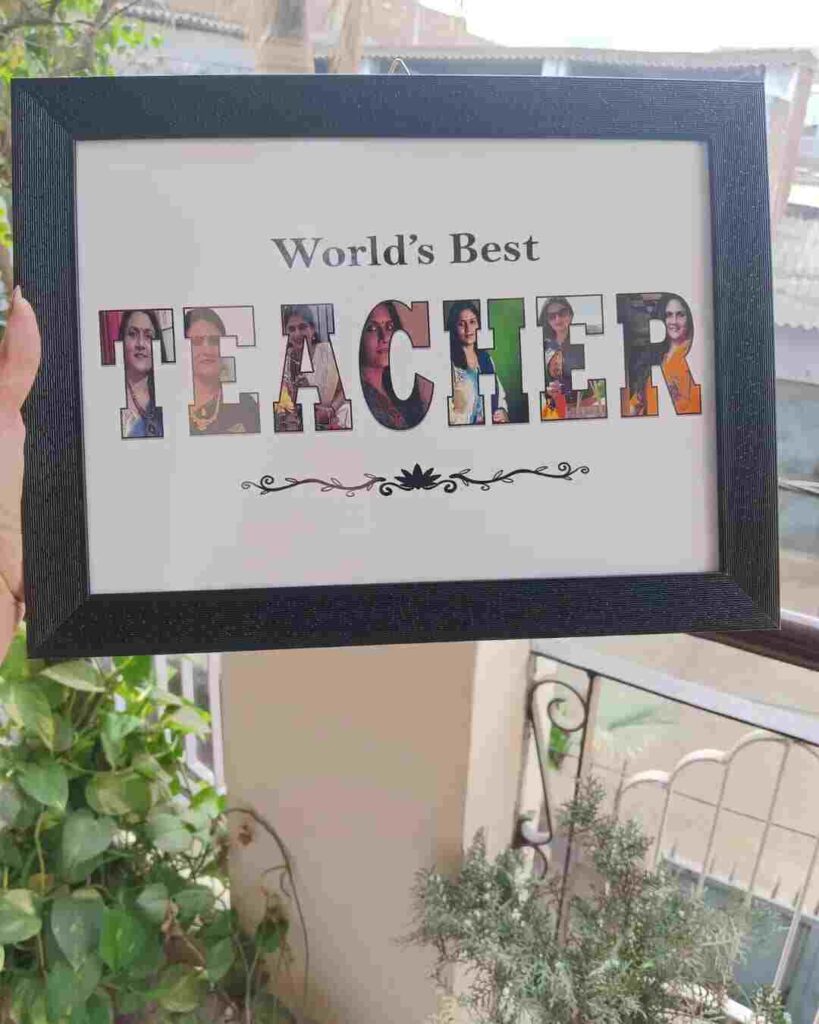 Teachers Day Frame - Crafts By Disha